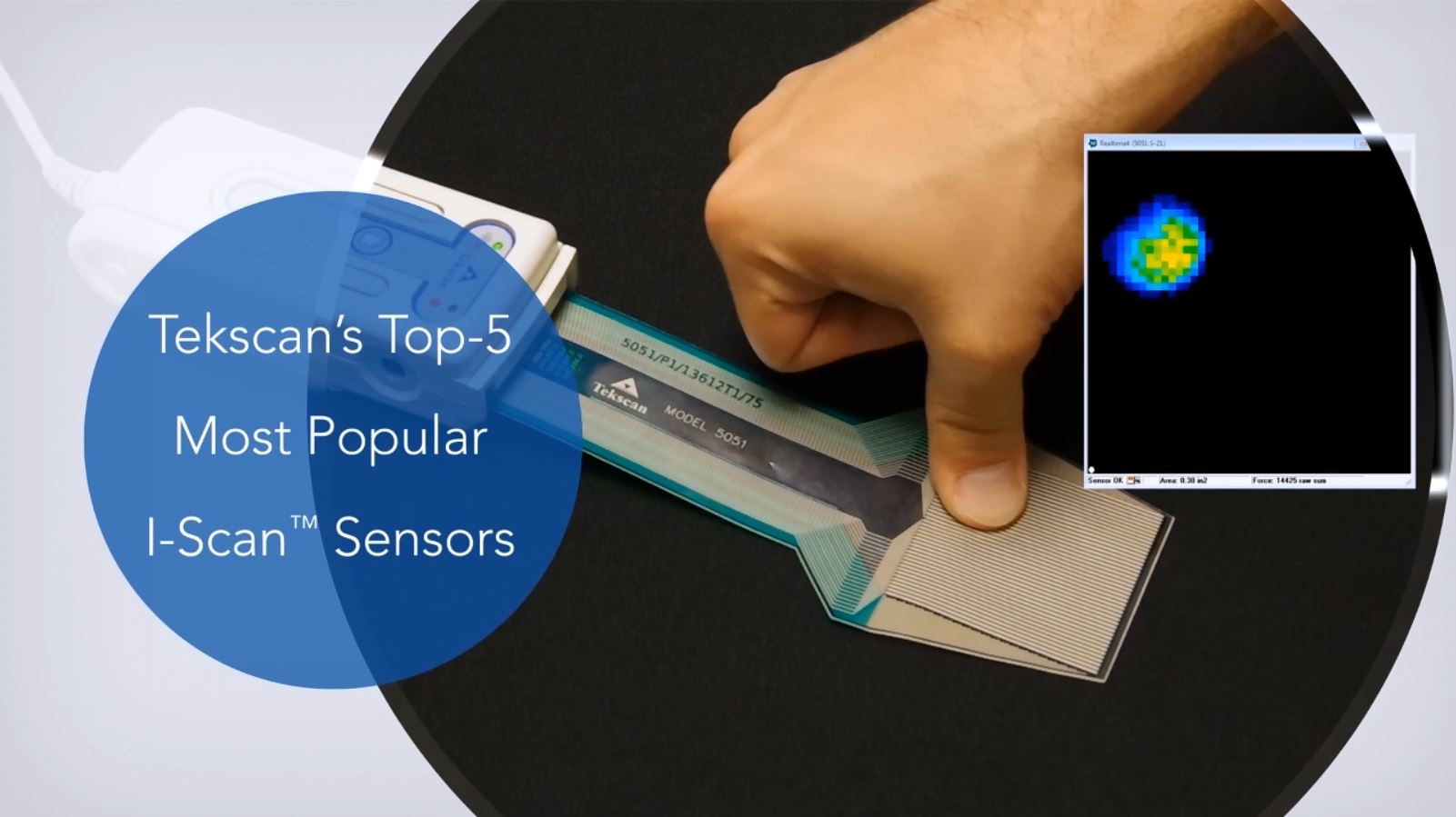 (Video) What are Tekscan's Top-5 Most Popular Pressure Mapping Sensors? | Tekscan